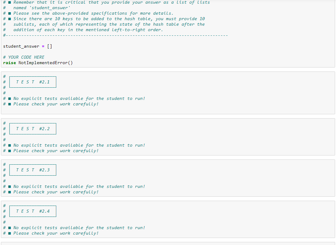 This question concerns placing key values into hash | Chegg.com