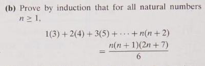 Solved (b) Prove by induction that for all natural numbers | Chegg.com