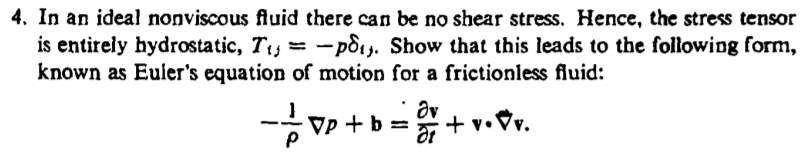 Solved 4. In an ideal nonviscous fluid there can be no shear | Chegg.com