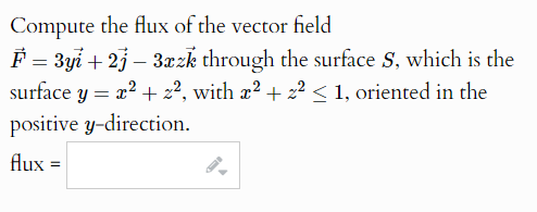 Solved Compute the flux of the vector | Chegg.com
