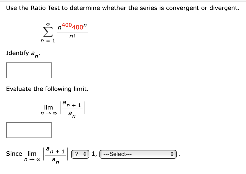 Solved Use the Ratio Test to determine whether the series is | Chegg.com