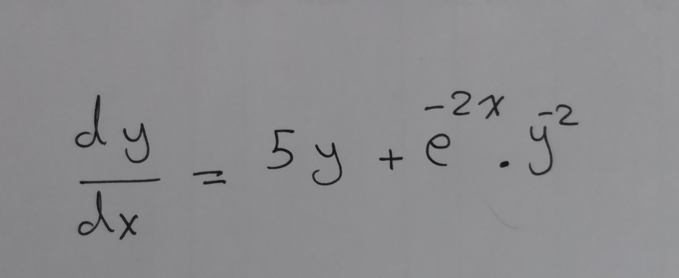 Solved 2 dy dc 5y +e-21.y 22 X 22 dy dx 5y te .J g | Chegg.com