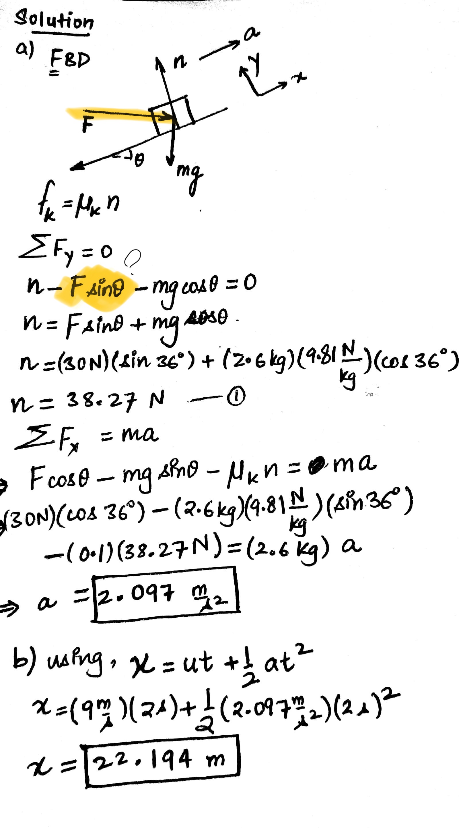 Solved I would like to know if we were to draw the friction, | Chegg.com