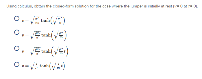 Solved Using calculus, obtain the closed-form solution for | Chegg.com
