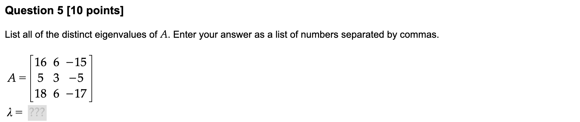 Solved Question 5 [10 ﻿points]List all of the distinct | Chegg.com