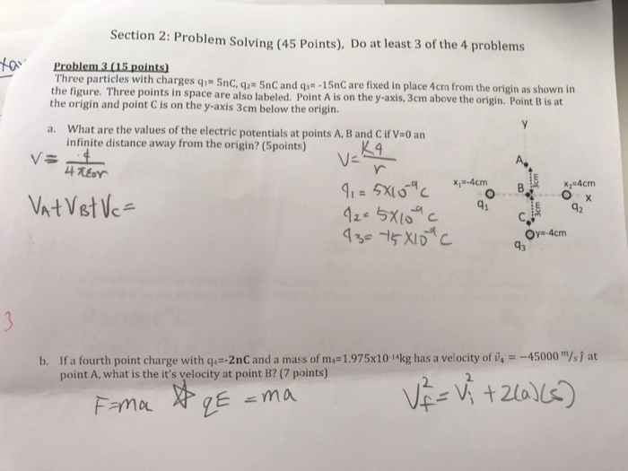 Solved Section 2: Problem Solving (45 Points), Do at least 3 | Chegg.com