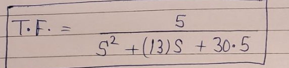 Solved For this transfer function Use Simulink to simulate | Chegg.com