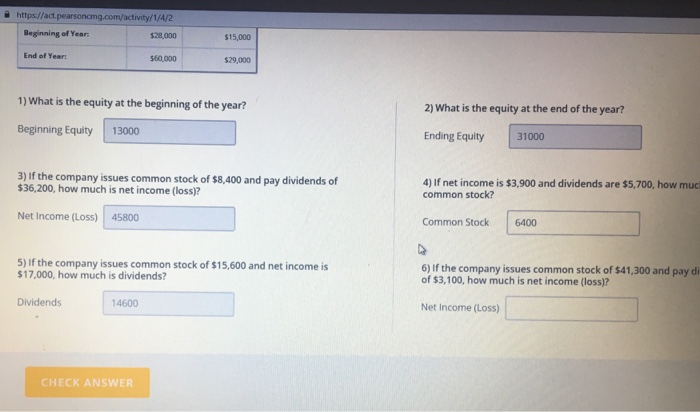 Solved Using the expanded accounting equation, calculate and | Chegg.com