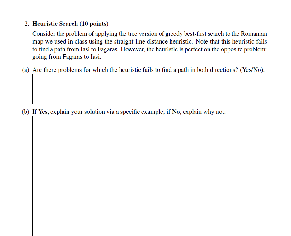Solved Exanple Task: Find a path from Arad to Bucharest | Chegg.com