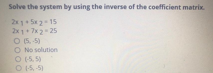 Solved Determine whether the system is consistent. 2x 1 + x2 | Chegg.com