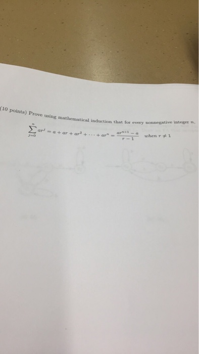 Solved Prove using mathematical induction that for every | Chegg.com