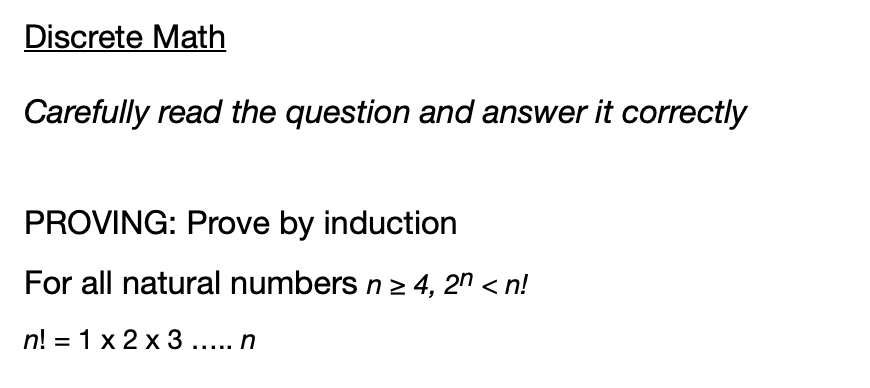 Solved Discrete Math Carefully read the question and answer | Chegg.com