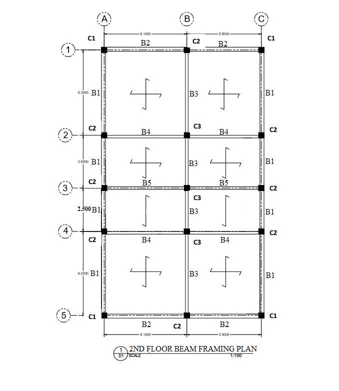 Solved Project Tittle: Design of 2nd floor concrete slab | Chegg.com