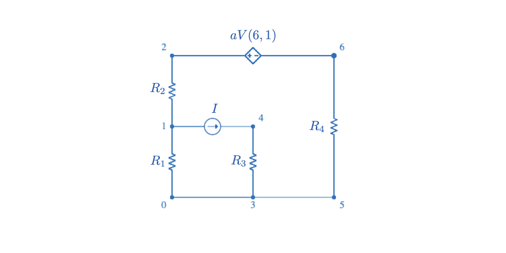 Solved Determine The Current In Amps Flowing From Node 1