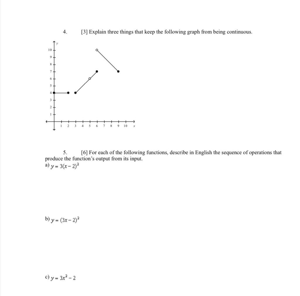 Solved 4. [3] Explain three things that keep the following | Chegg.com