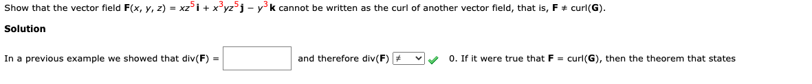 Solved Show that the vector field F(x,y,z)=xz5i+x3yz5j−y3k | Chegg.com