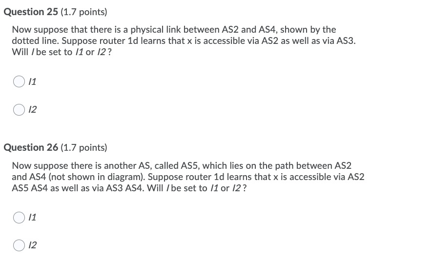 Solved Referring to the previous problem, once router 1d | Chegg.com