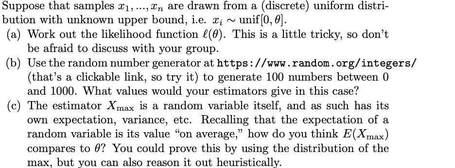 Suppose that samples 21, ..., In are drawn from a | Chegg.com