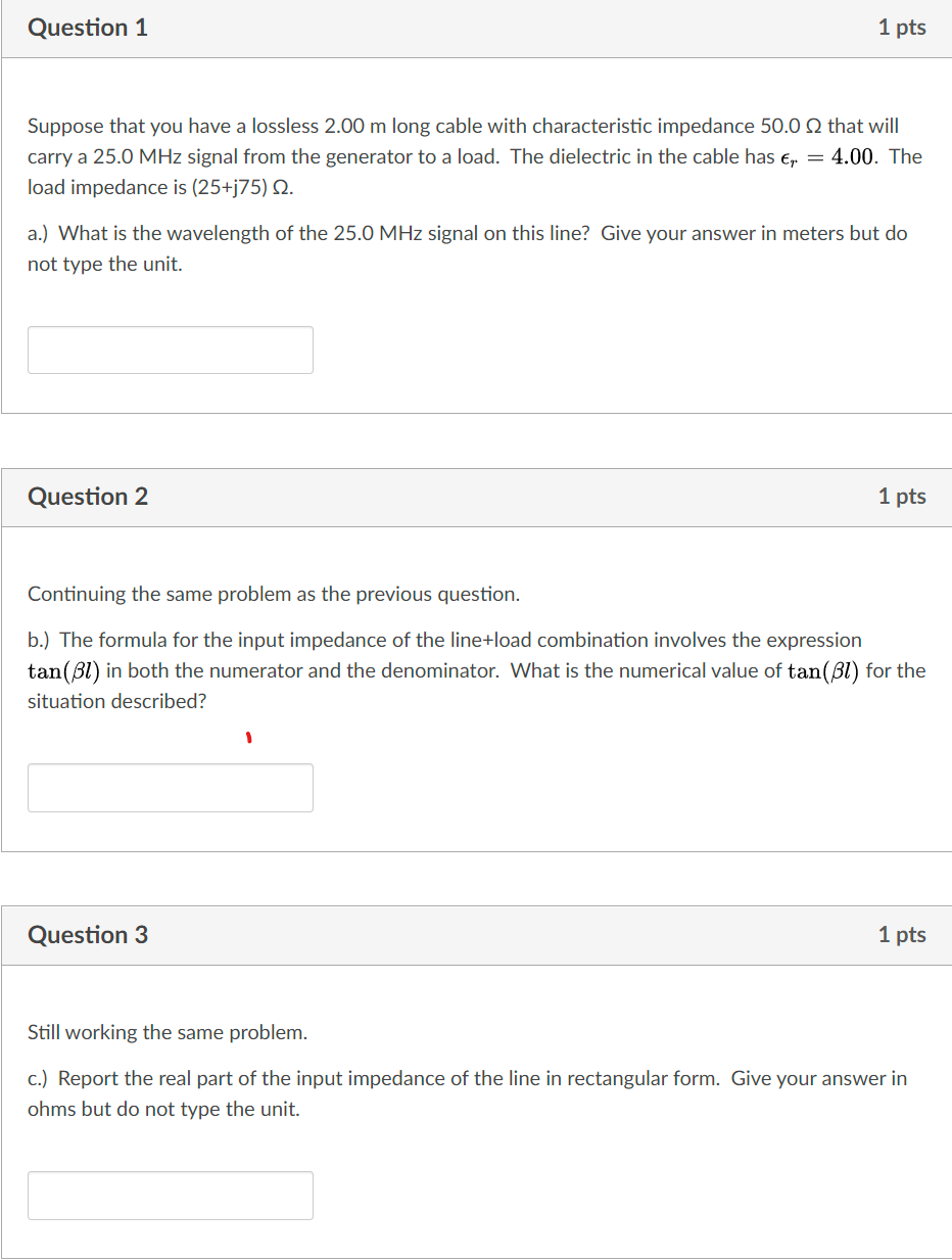 Solved Question 1 1 pts Suppose that you have a lossless | Chegg.com