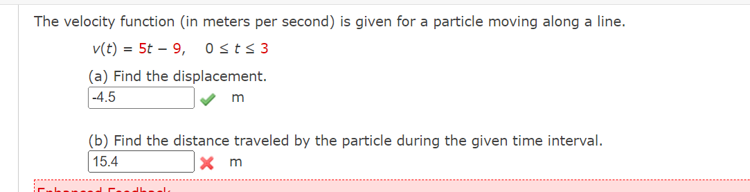 Solved The velocity function (in meters per second) is given | Chegg.com