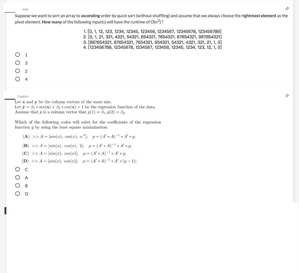 Solved ints Suppose we want to sort an array to ascending | Chegg.com