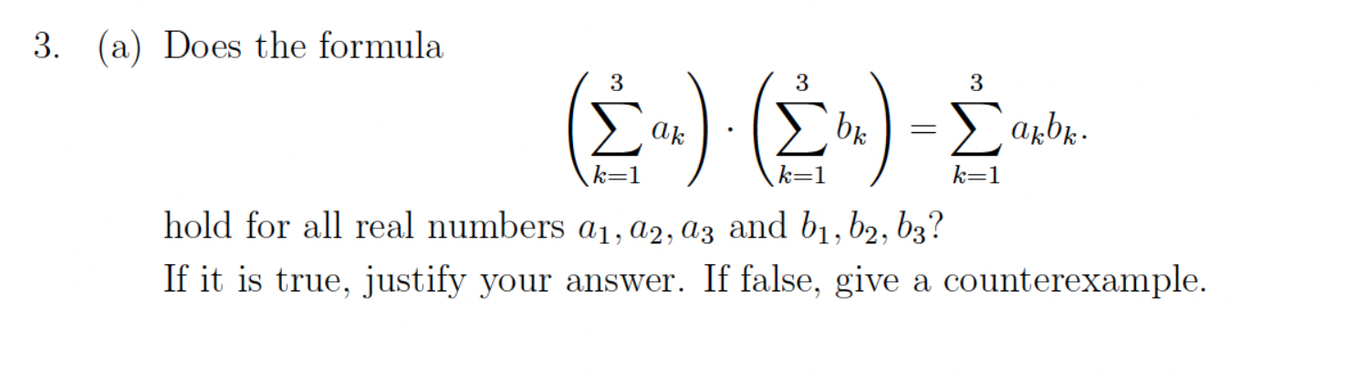 Solved 3. (a) Does the formula | Chegg.com