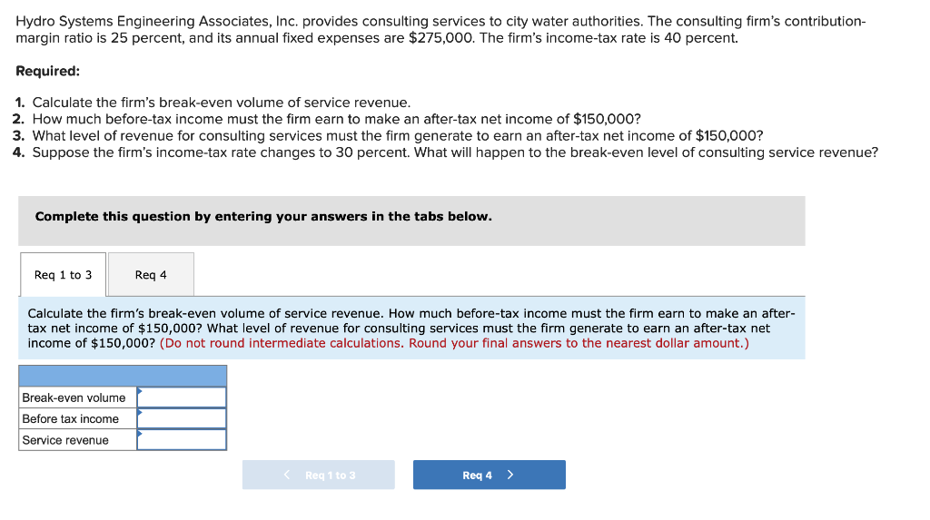 Solved Hydro Systems Engineering Associates, Inc. provides | Chegg.com