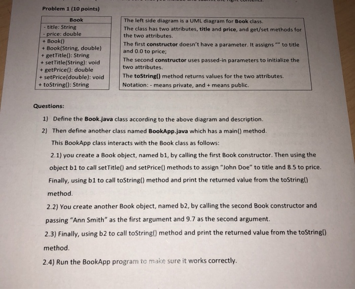 Solved Problem 1 (10 points) Book The left side diagram is a | Chegg.com