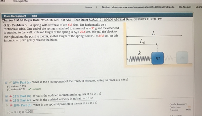 Solved theexpertta Home I Student: | Chegg.com