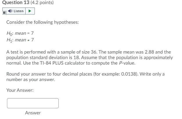 Solved Question 13 42 Points Listen Consider The 2698