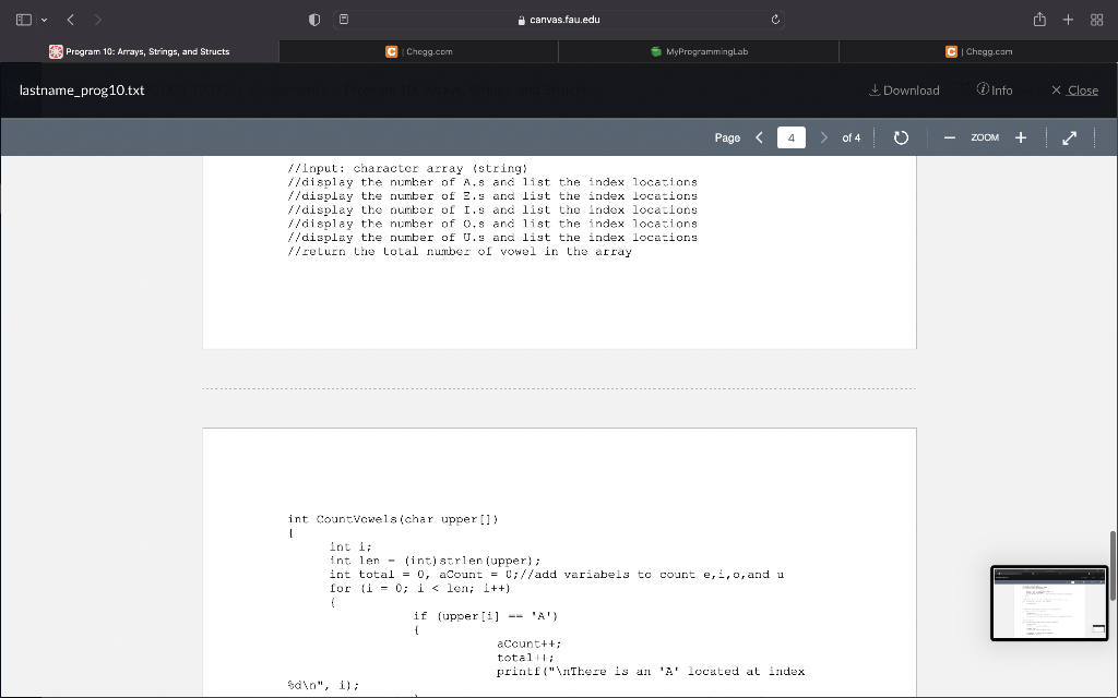 Solved Intro To Programming In C Program 10 Larger Program 3069