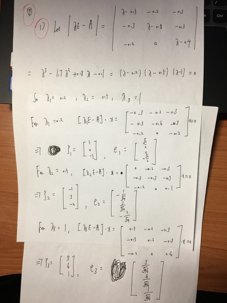 Solved 2. Column Space Span A- 10.5 0.3 20. 2 CA - AL)x = 0 | Chegg.com
