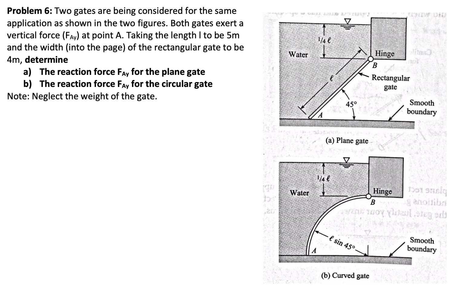 Solved 1/41 Problem 6: Two gates are being considered for | Chegg.com