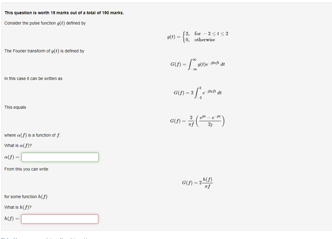 Solved This question is worth 15 marks out of a total of 190 | Chegg.com Solved This question is worth 15 marks out of a total of 190 | Chegg.com