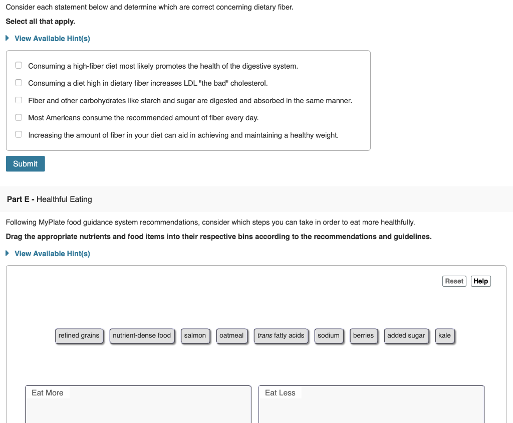Solved Consider each statement below and determine which are | Chegg.com