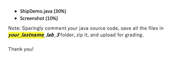 Solved Ship, CruiseShip, CargoShip Classes, and Displayable | Chegg.com