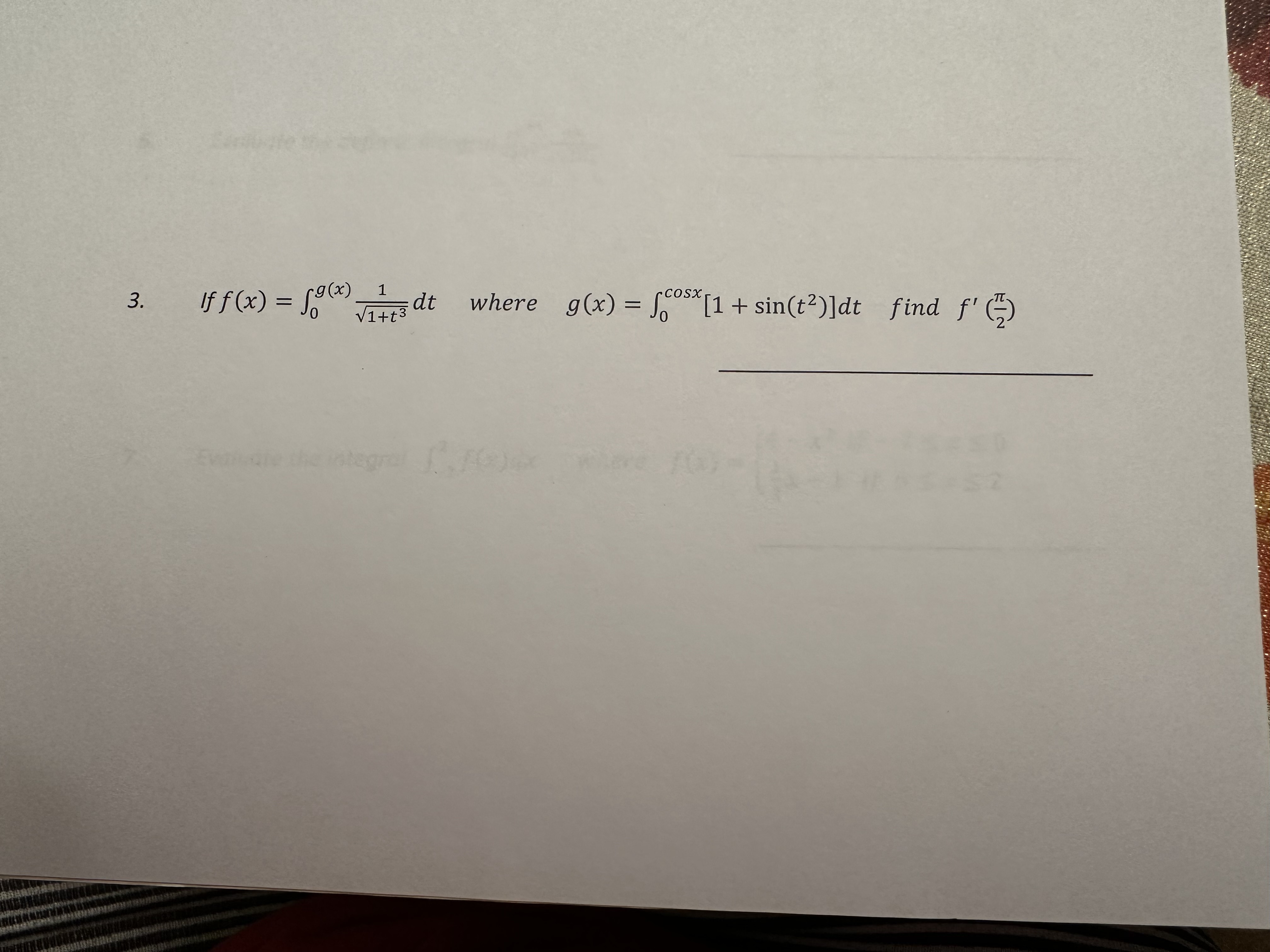 Solved If f(x)=∫0g(x)11+t32dt ﻿where | Chegg.com