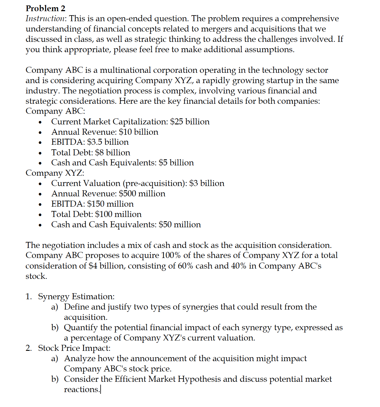 Solved Instruction: This is an open-ended question. The | Chegg.com