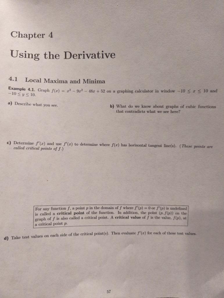Solved Graph f(x)=x^3-9x^2-48x+52 -10 less than or equal to | Chegg.com