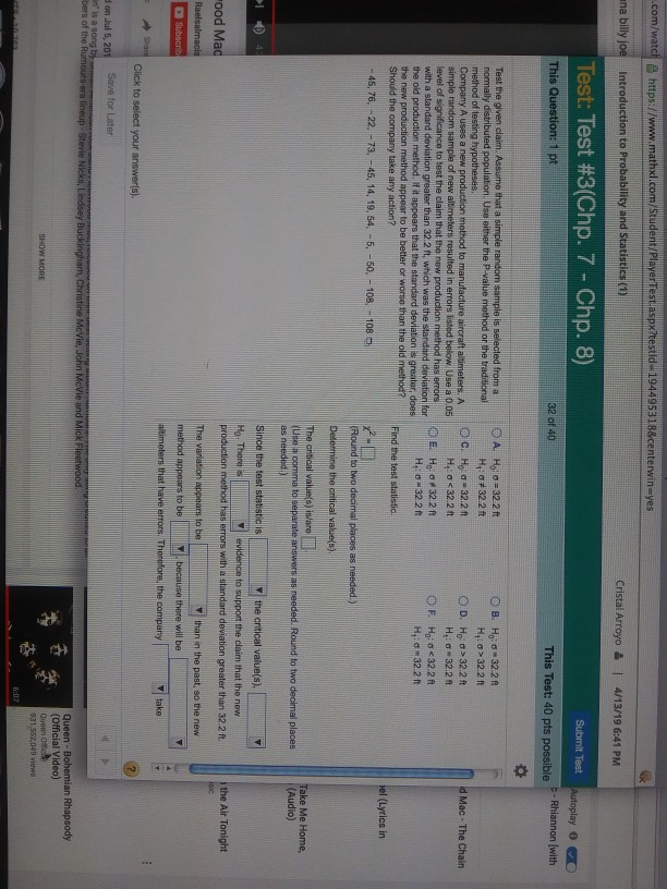Solved d com/watch https://www.mathxl.com/Student na billy | Chegg.com