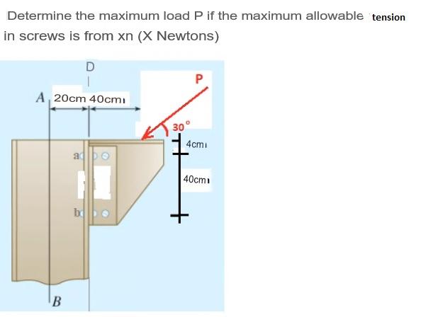 Solved Determine the maximum load P if the maximum allowable | Chegg.com