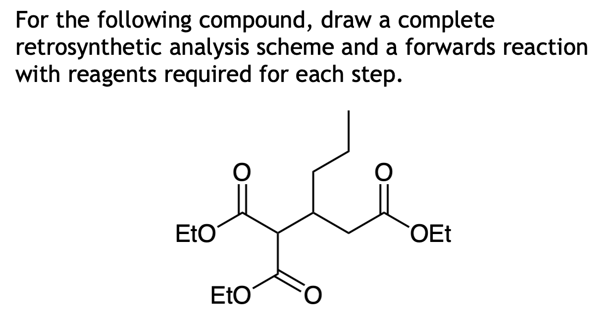 Solved For the following compound, draw a complete | Chegg.com