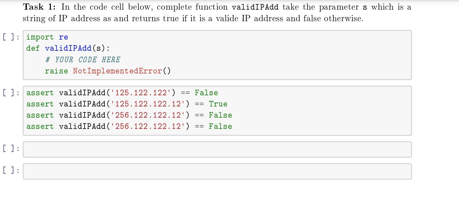 Solved Task 1 In The Code Cell Below Complete Function 
