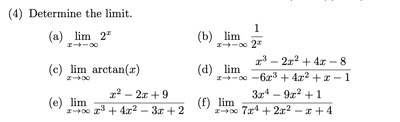 Solved (4) ﻿Determine the | Chegg.com