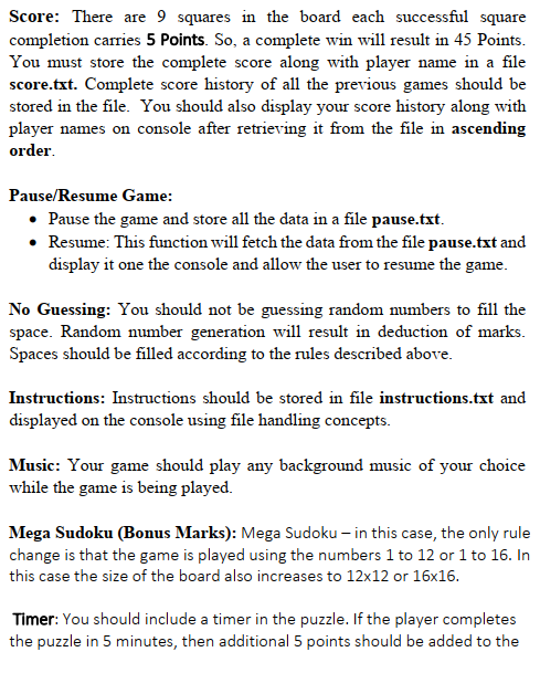 Solved Sudoku Board Game Introduction: Sudoku is based on a | Chegg.com