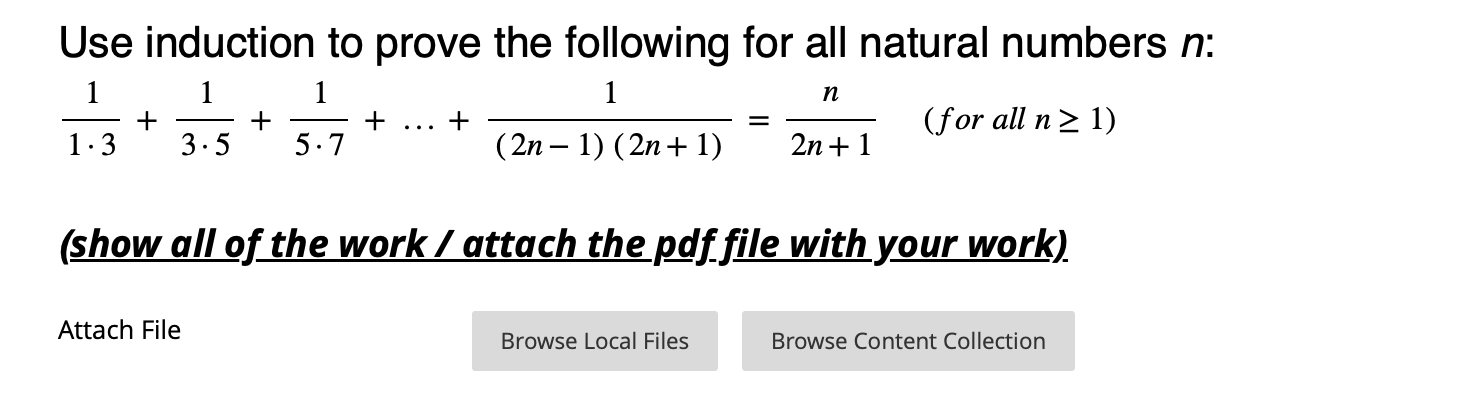 Solved Use induction to prove the following for all natural | Chegg.com
