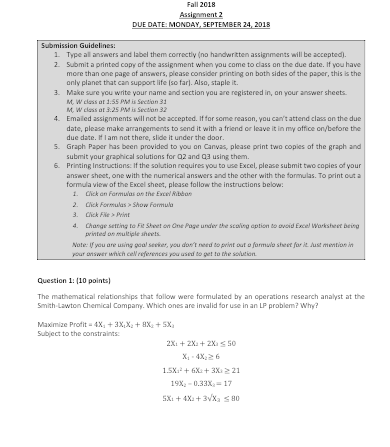 Solved Fall 2018 Assignment2 Submission Guidelines 1 Type | Chegg.com
