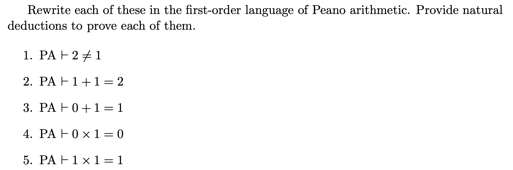 Rewrite each of these in the first-order language of | Chegg.com