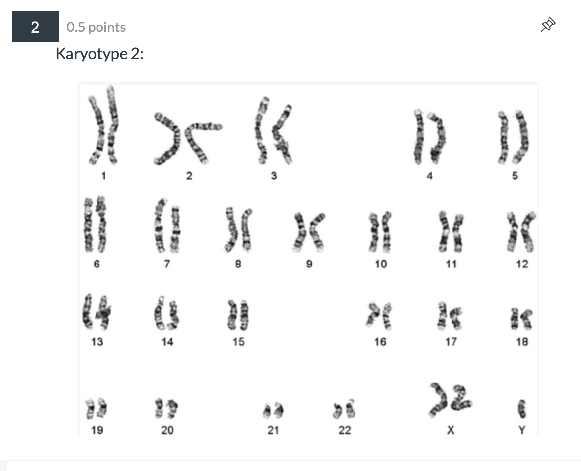 Solved Inheritance 1 Interpreting Karyotypes For each of the | Chegg.com