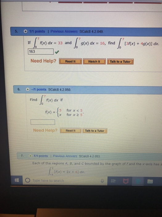 Solved 5O1l points 1 Previous Answers SCalc8 4 2 049. If | Chegg.com